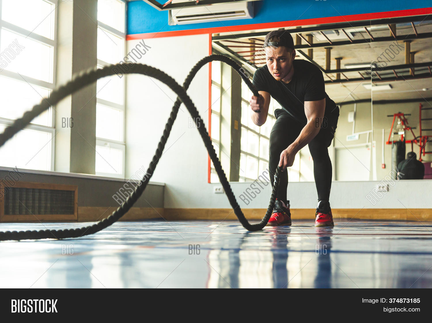 Crossfit Gym Ropes. Image & Photo (Free Trial) | Bigstock