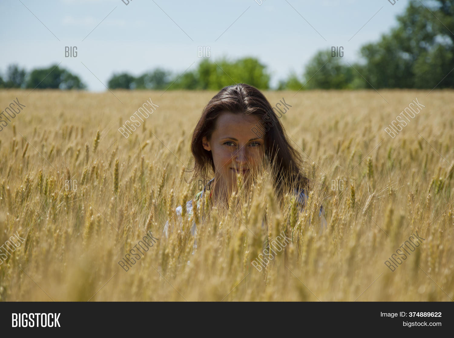 Lit Evening Sun. Girl Image & Photo (Free Trial) | Bigstock
