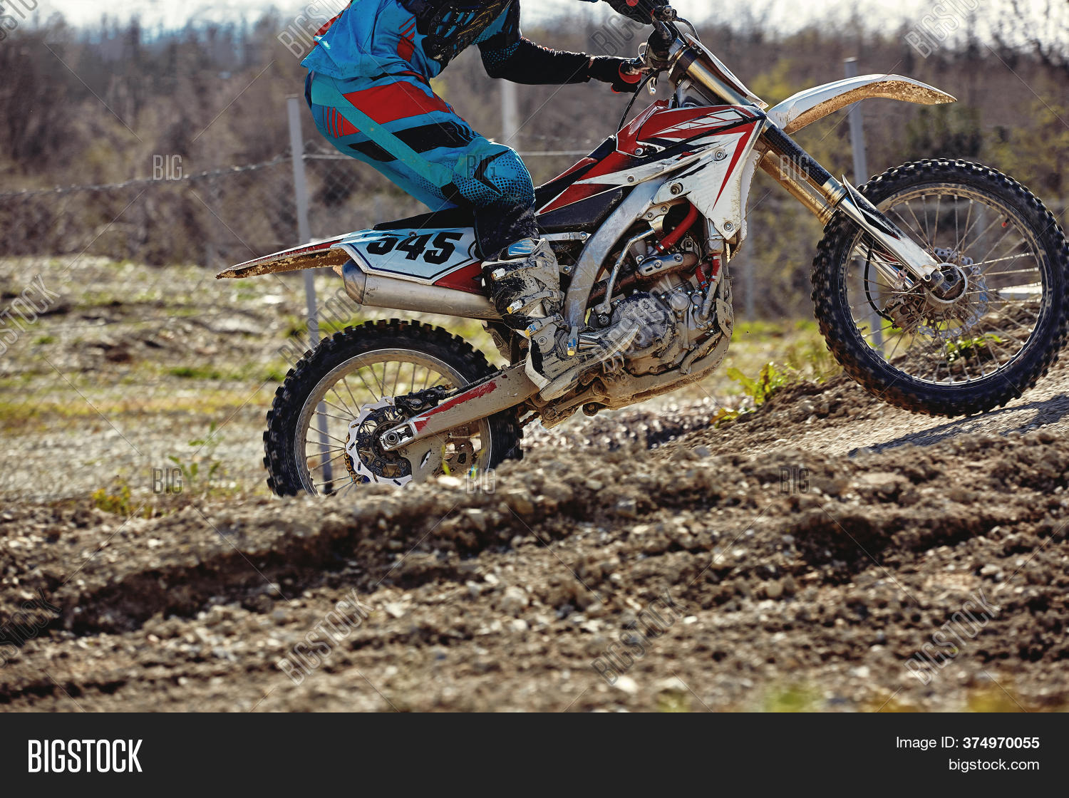 Motocross Driver Image & Photo (Free Trial) | Bigstock
