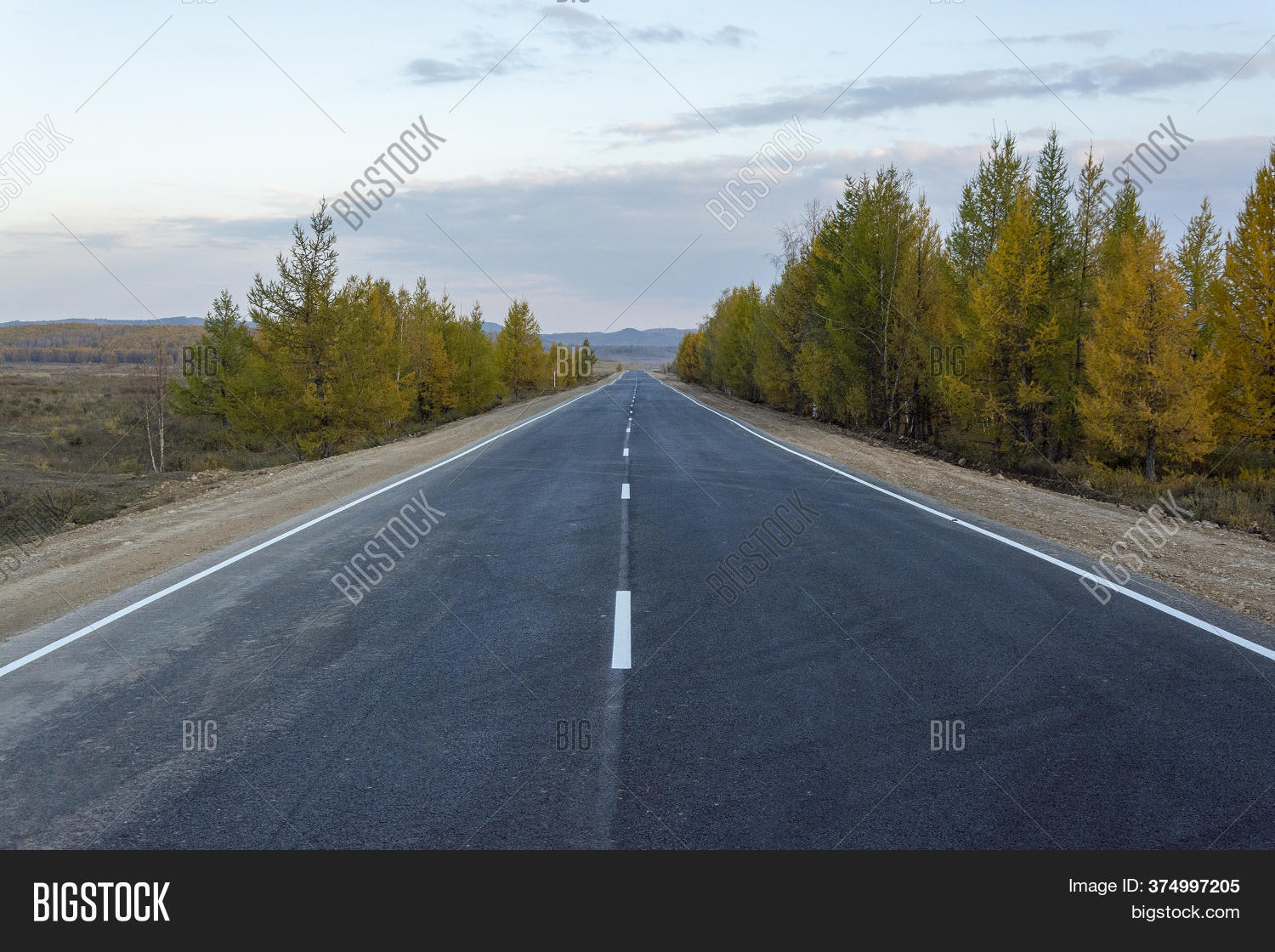Direct Road Leading Image & Photo (Free Trial) | Bigstock