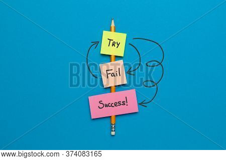 Try - Fail - Success. Image & Photo (Free Trial) | Bigstock