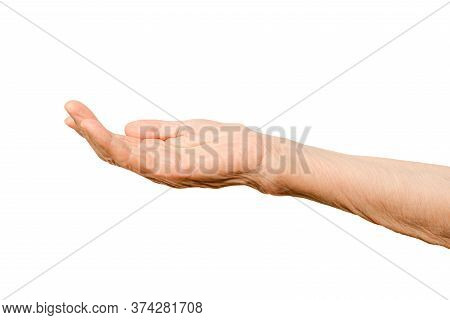 Old Lady Arm On White Image & Photo (Free Trial) | Bigstock