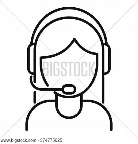 Woman Call Center Vector & Photo (Free Trial) | Bigstock