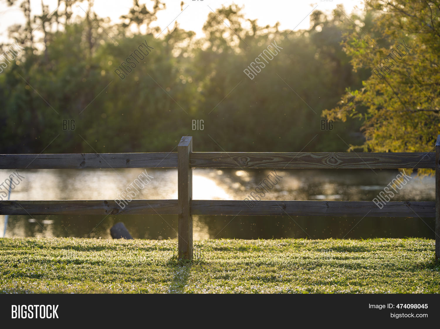 Wooden Fence Barrier Image & Photo (Free Trial) | Bigstock