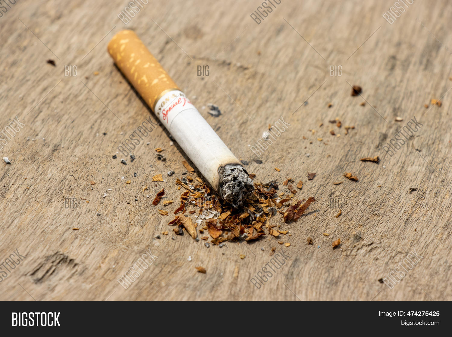 Ignited Cigarette On Image & Photo (Free Trial) | Bigstock