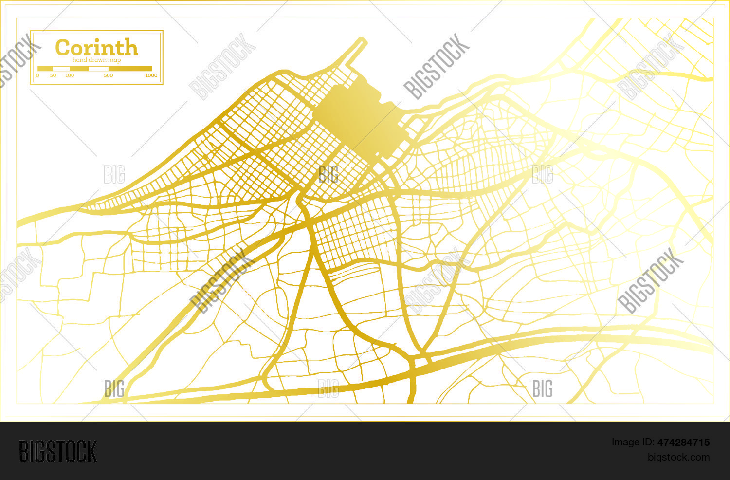 Corinth Greece City Vector & Photo (Free Trial) | Bigstock