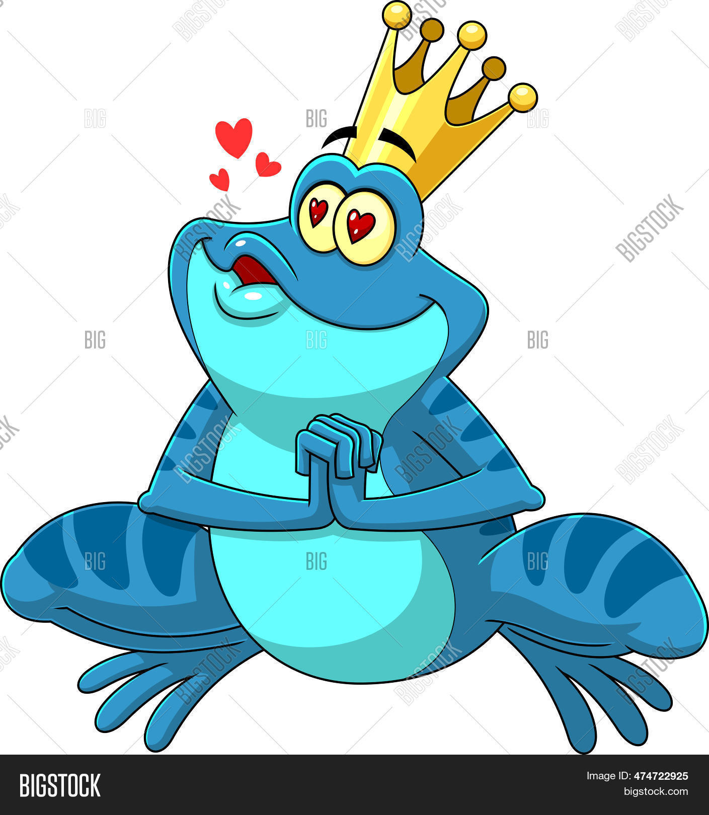 Frog Prince Cartoon Image & Photo (Free Trial) | Bigstock