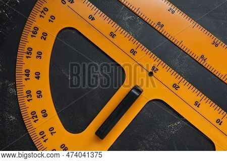 Ruler Protractor Image & Photo (Free Trial) | Bigstock