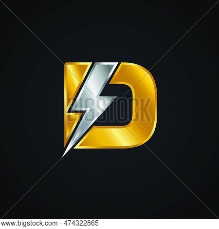 D Letter Logo Vector & Photo (Free Trial) | Bigstock