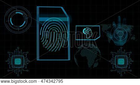 High-tech Digital Data Image & Photo (Free Trial) | Bigstock