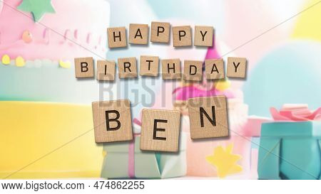 Happy Birthday Ben Image & Photo (Free Trial) | Bigstock