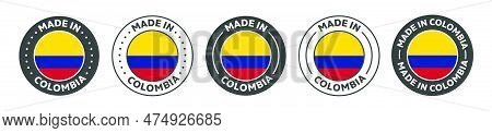 Set Made Colombia Vector & Photo (Free Trial) | Bigstock