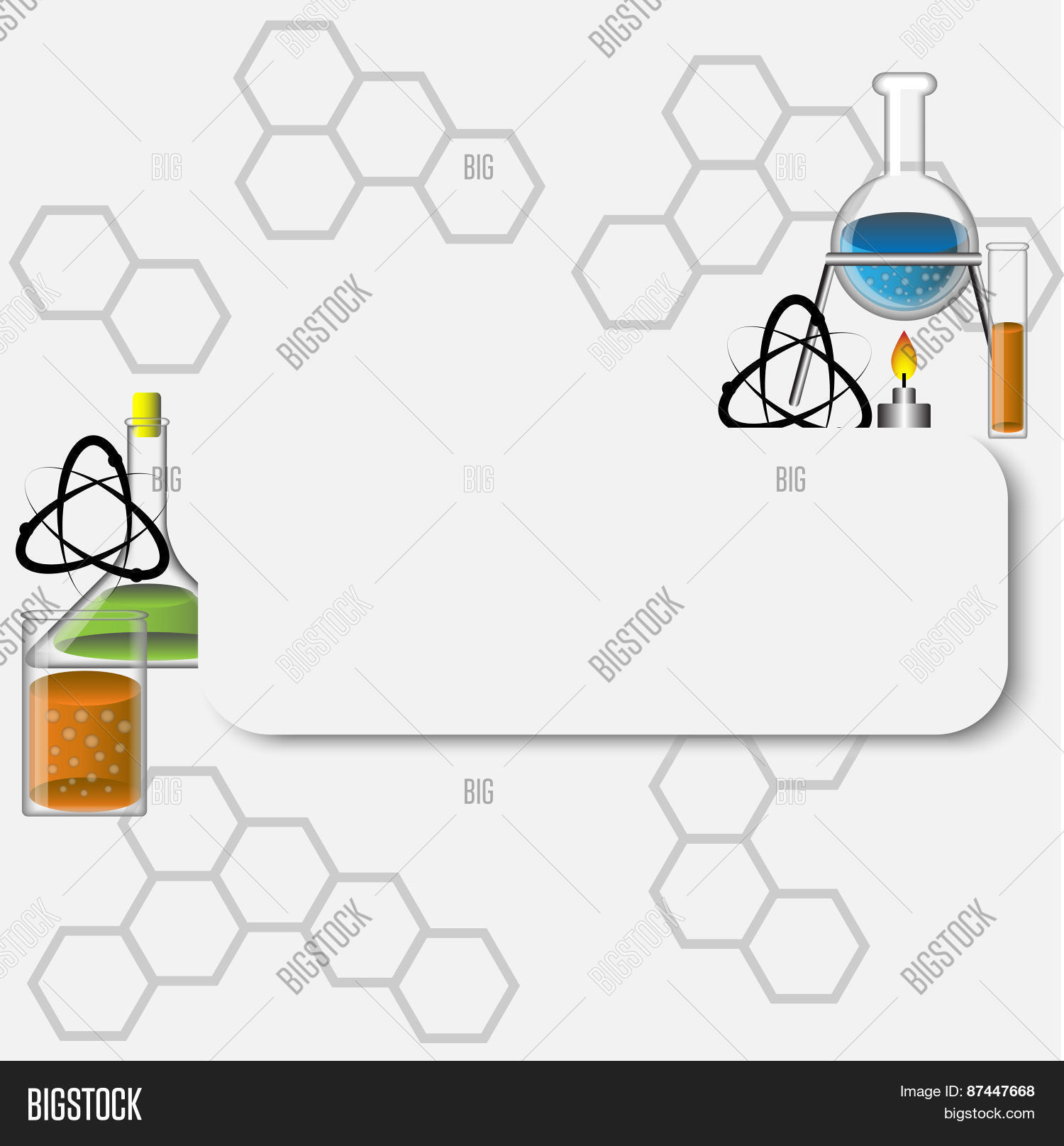 Chemical Frame Vector & Photo (Free Trial) | Bigstock