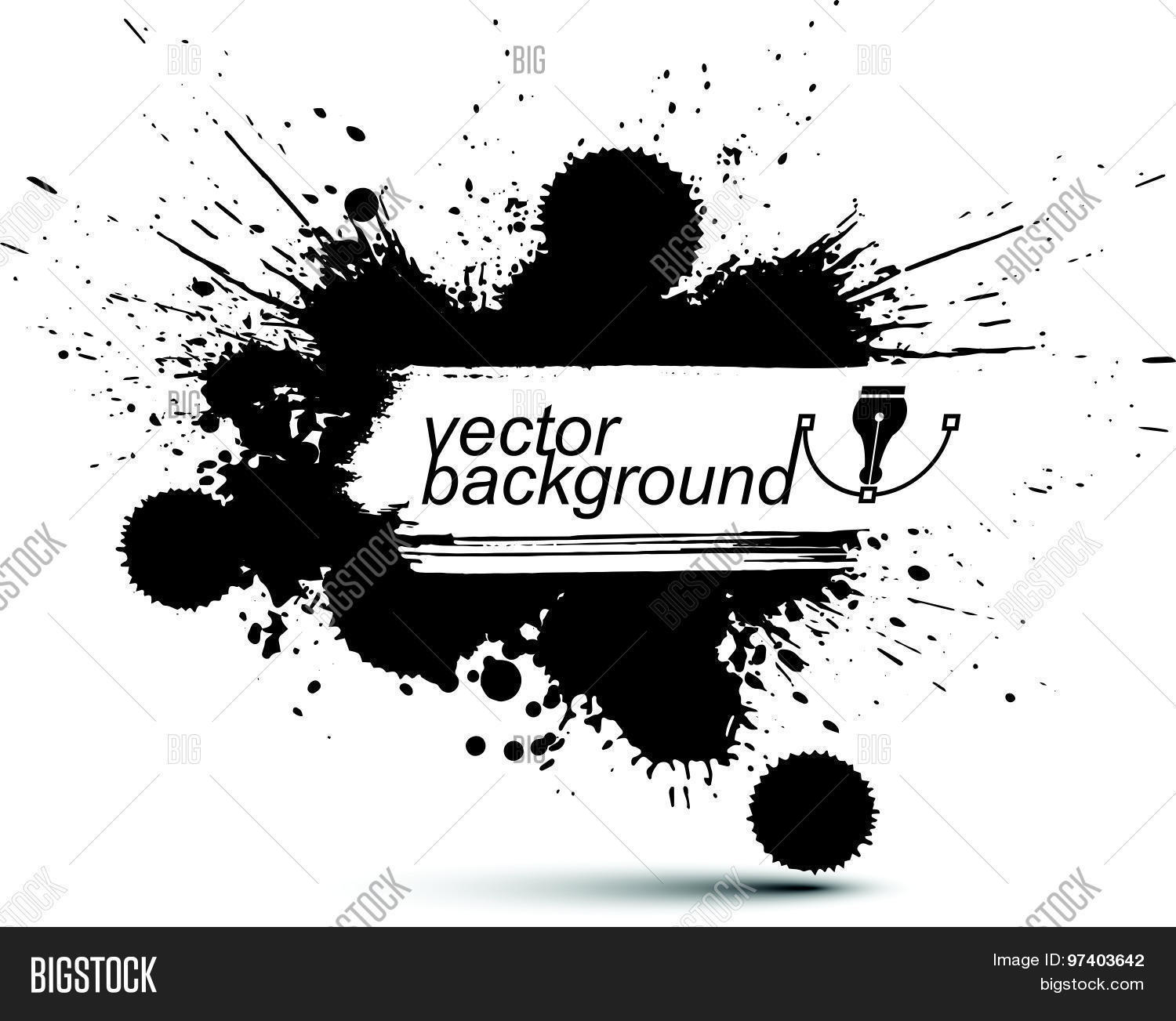 Vector Ink Splash Vector & Photo (Free Trial) | Bigstock