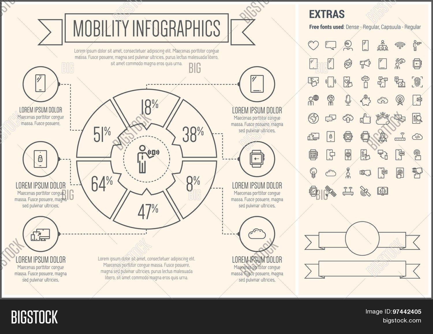 Mobility Infographic Vector & Photo (Free Trial) | Bigstock