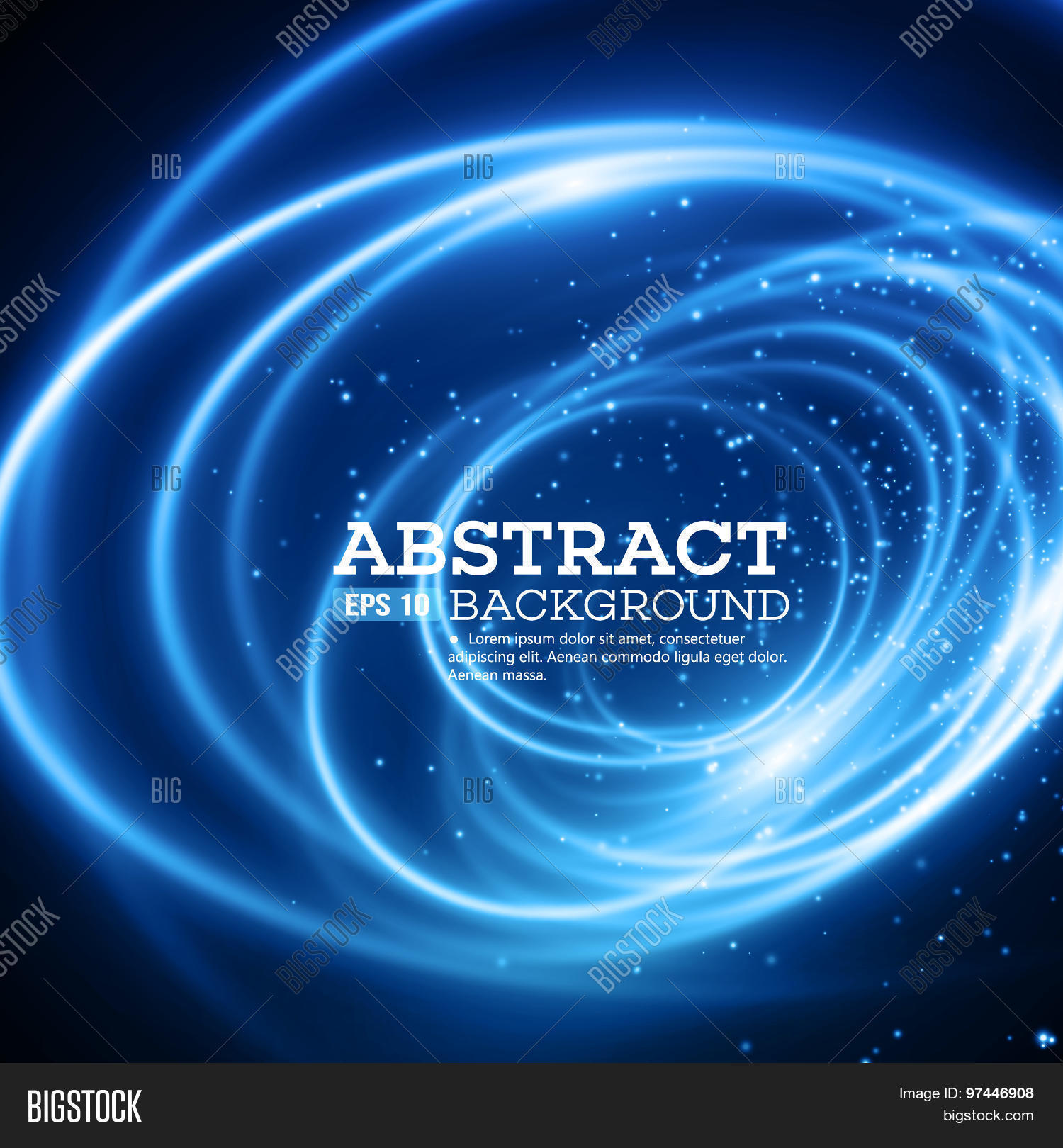 Abstract Blue Lights Vector & Photo (Free Trial) | Bigstock