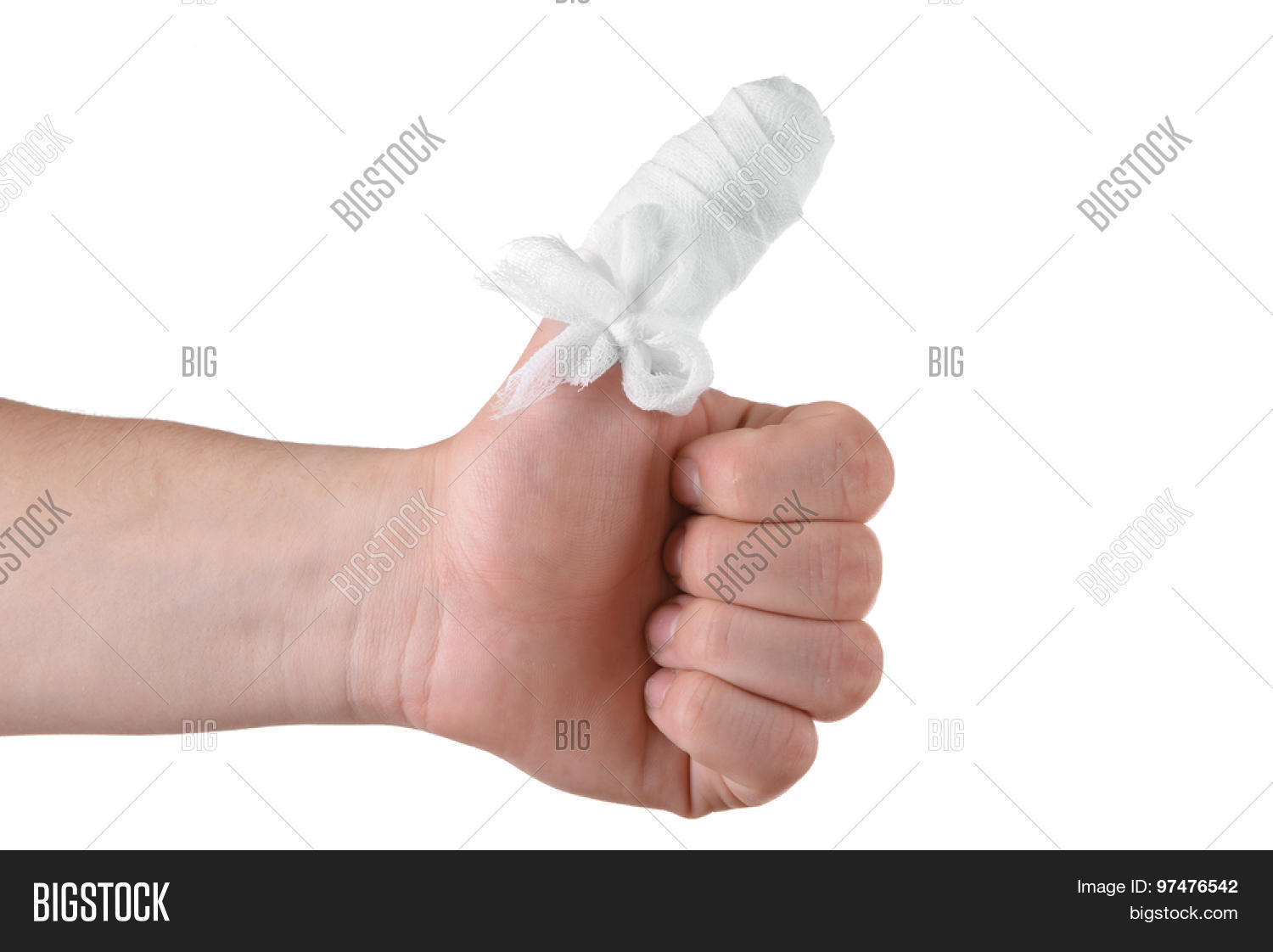 Injured Bandaged Image & Photo (Free Trial) | Bigstock