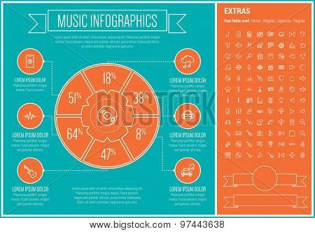 Music Infographic Vector & Photo (Free Trial) | Bigstock