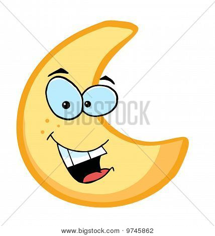 Moon Cartoon Character Image & Photo (Free Trial) | Bigstock