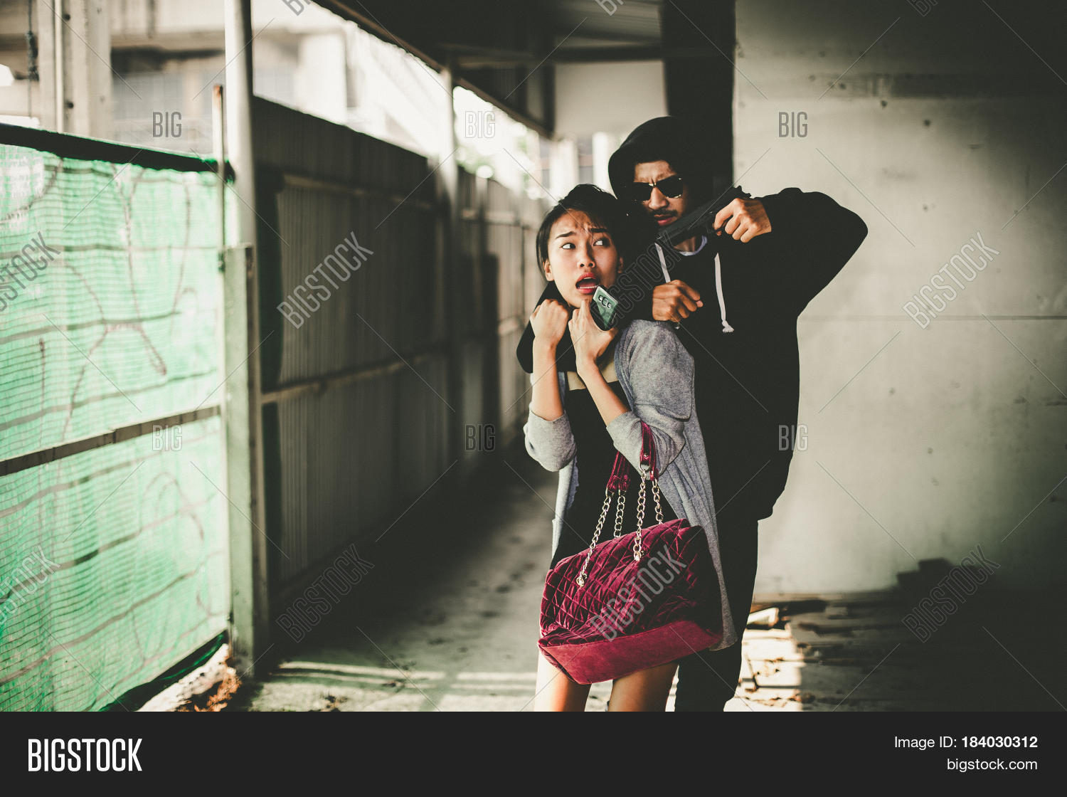 Man Hoodie Robbing Image & Photo (Free Trial) | Bigstock