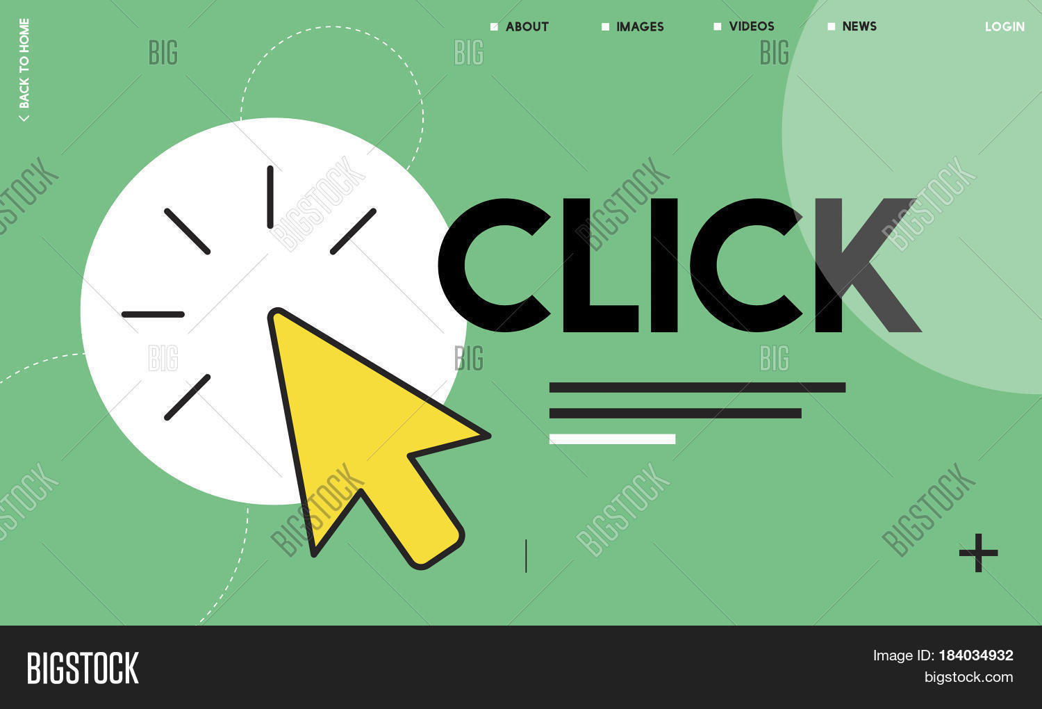 Click Icon Symbol Image & Photo (Free Trial) | Bigstock