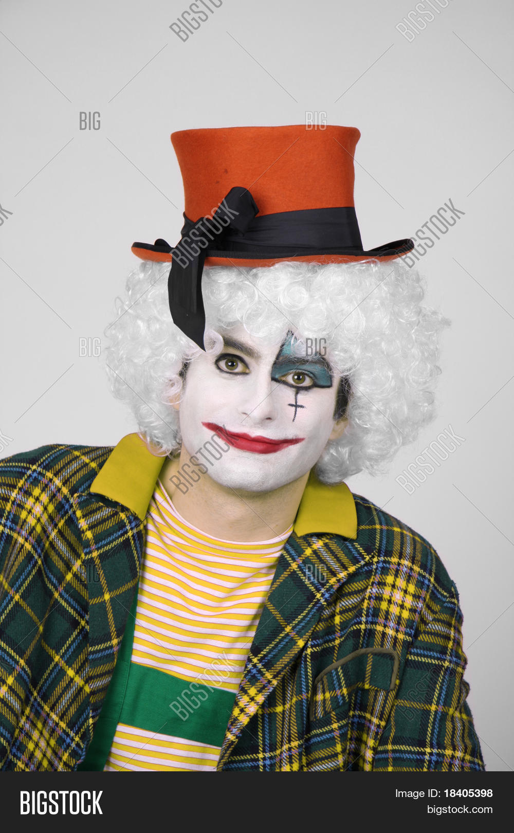 Funny Clown White Hair Image & Photo (Free Trial) | Bigstock