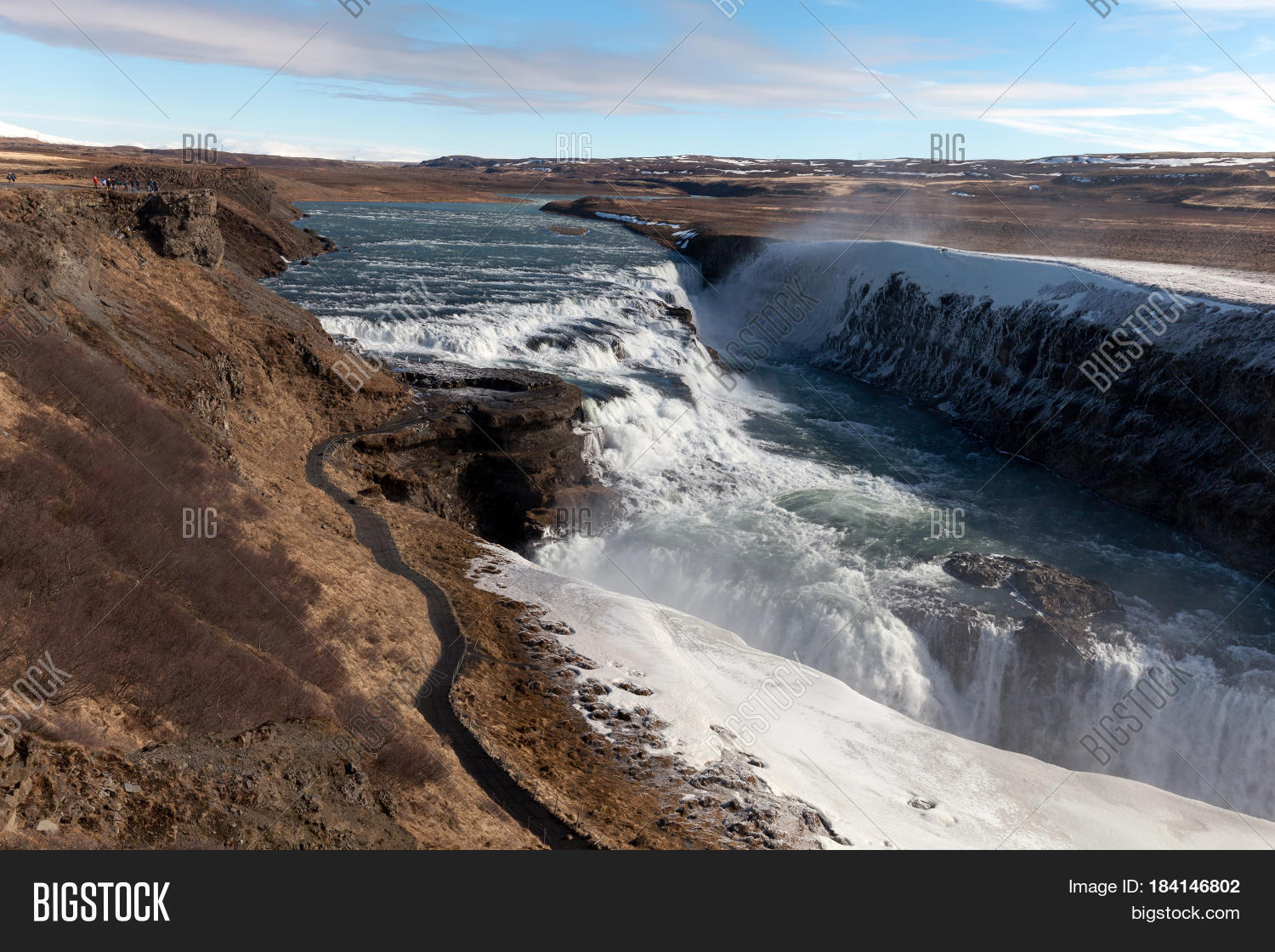 Gullfoss Waterfall Image & Photo (Free Trial) | Bigstock