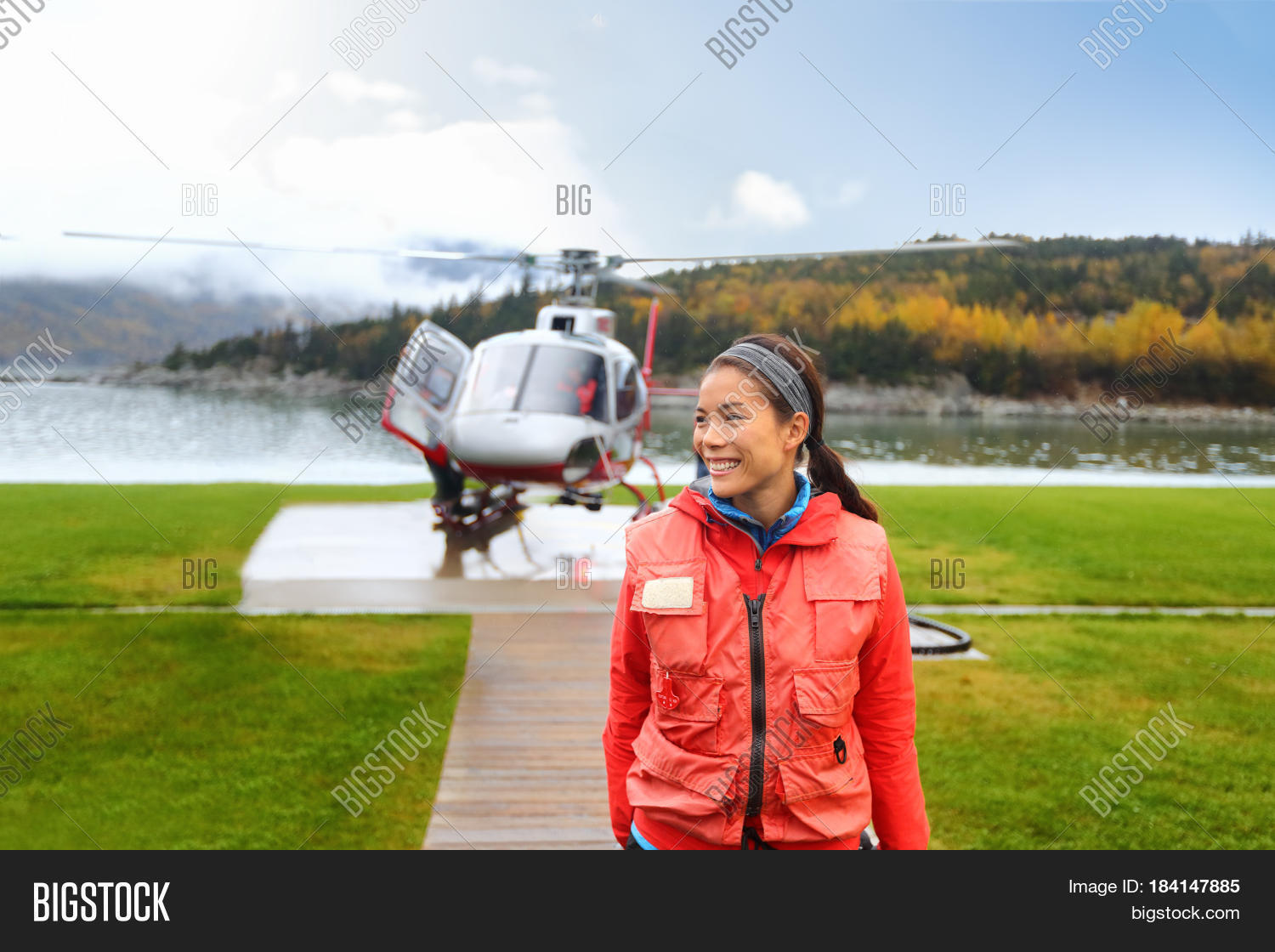 Happy Helicopter Image & Photo (Free Trial) | Bigstock