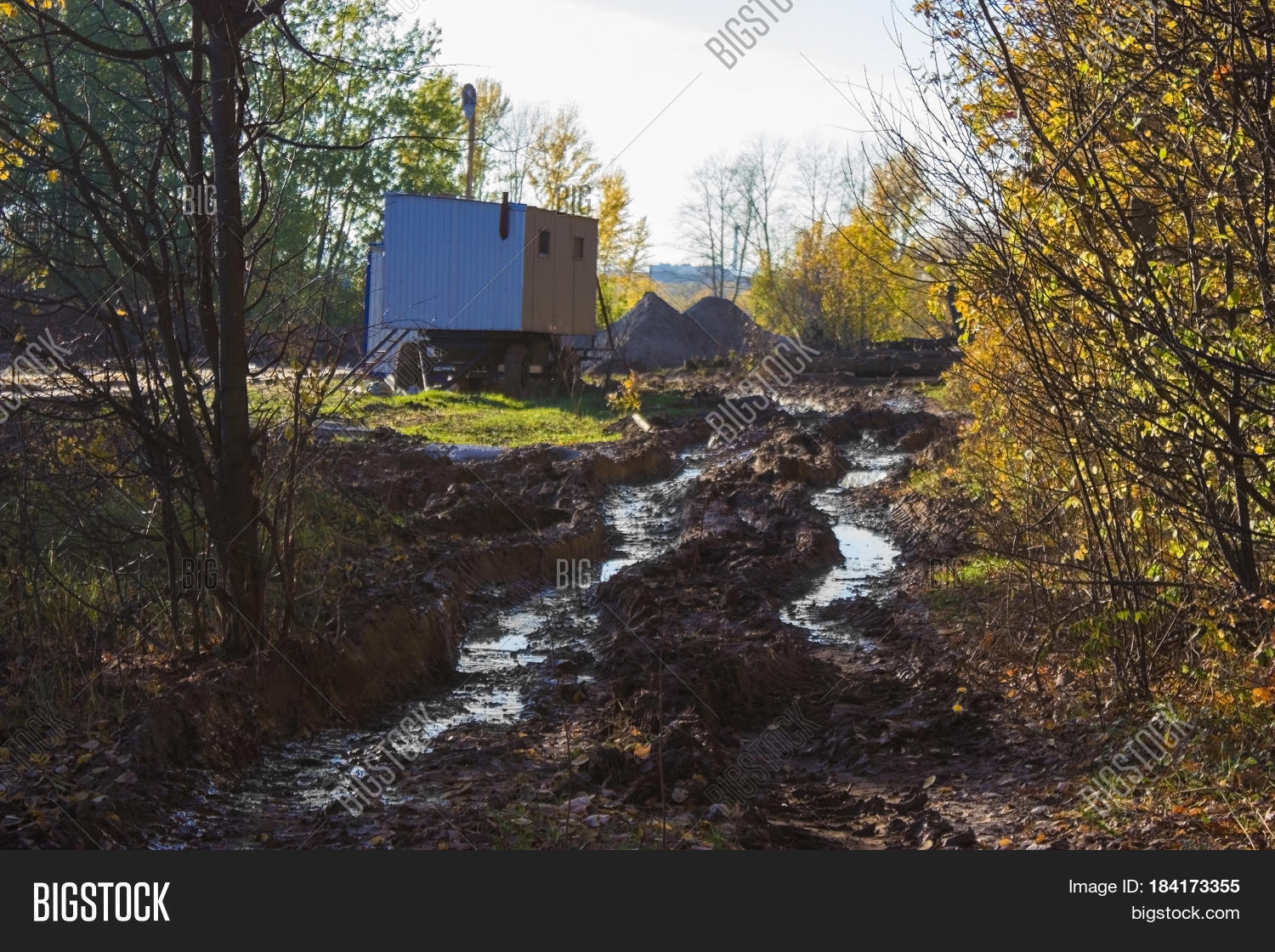 Messy Rural Dirt Road Image & Photo (Free Trial) | Bigstock