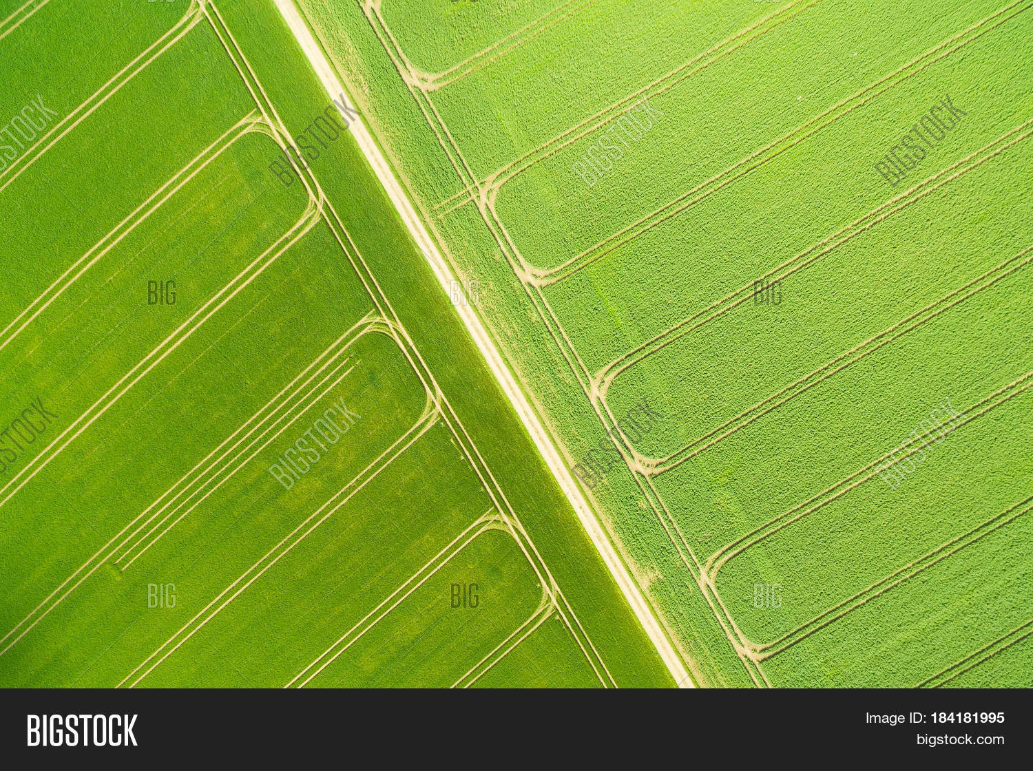 Aerial View Wheatfield Image & Photo (Free Trial) | Bigstock