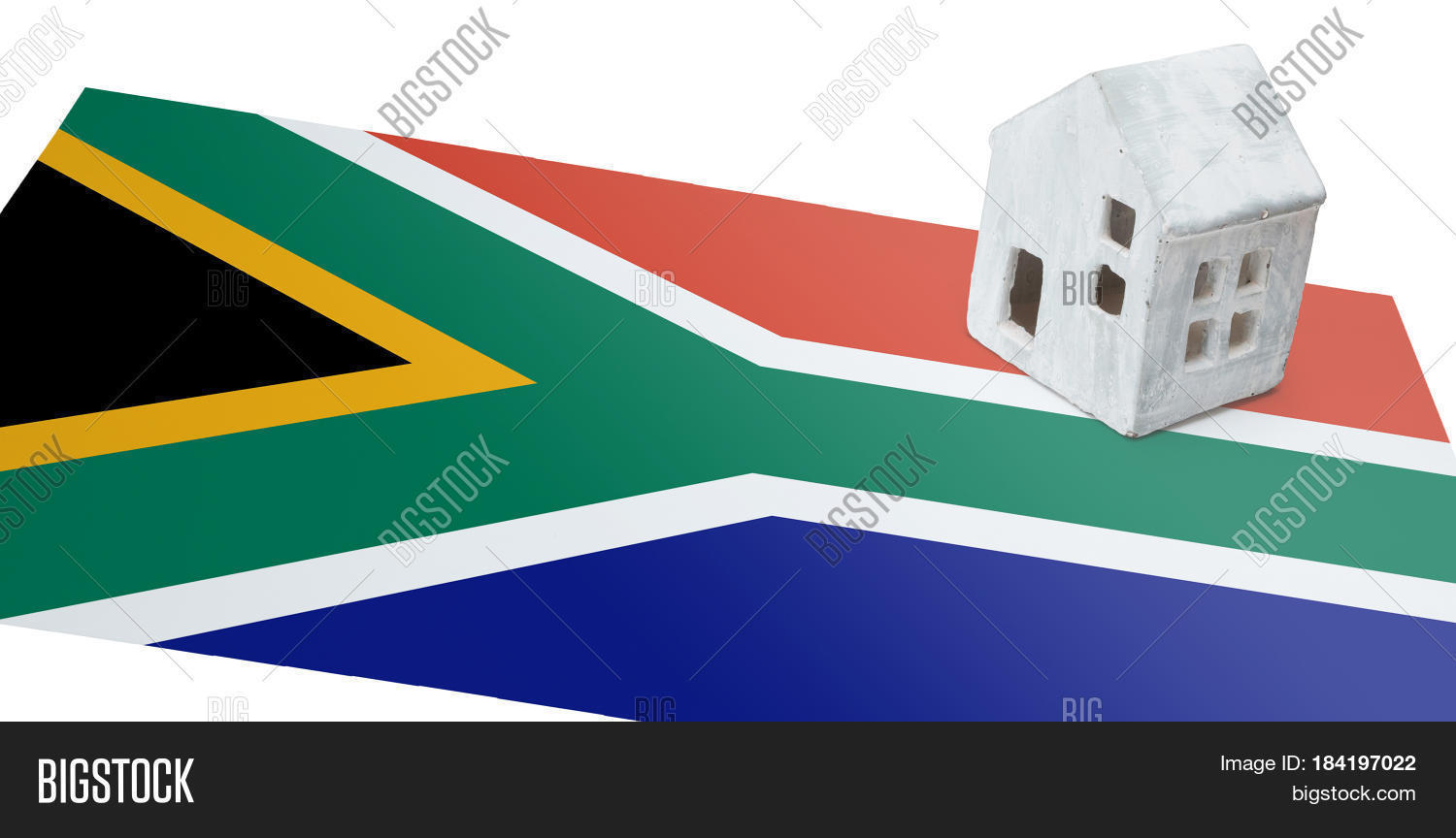 Small House On Flag - Image & Photo (Free Trial) | Bigstock