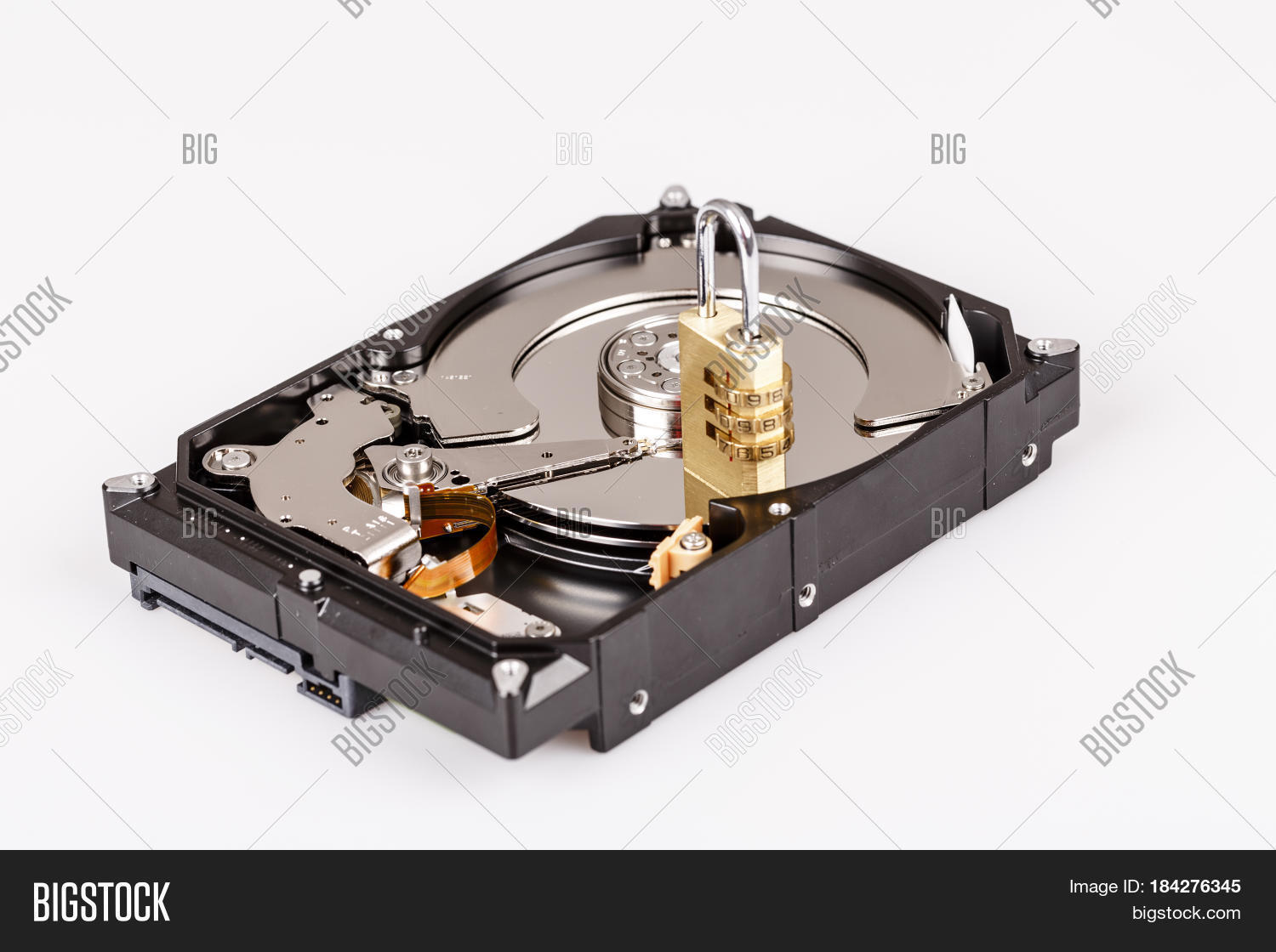 Lock On Hdd Harddrive Image & Photo (Free Trial) | Bigstock