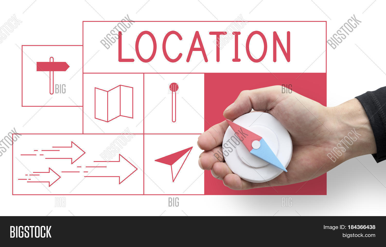 Map Direction Pin Tag Image & Photo (Free Trial) | Bigstock