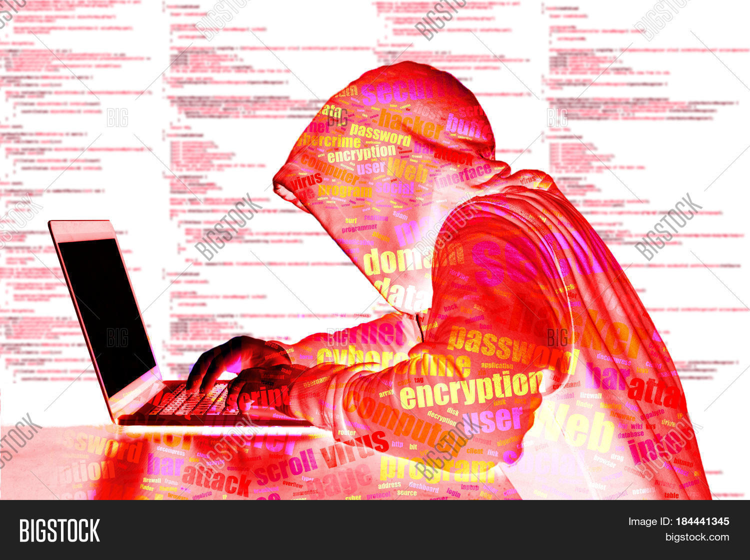 Red Hooded Hacker Image & Photo (Free Trial) | Bigstock