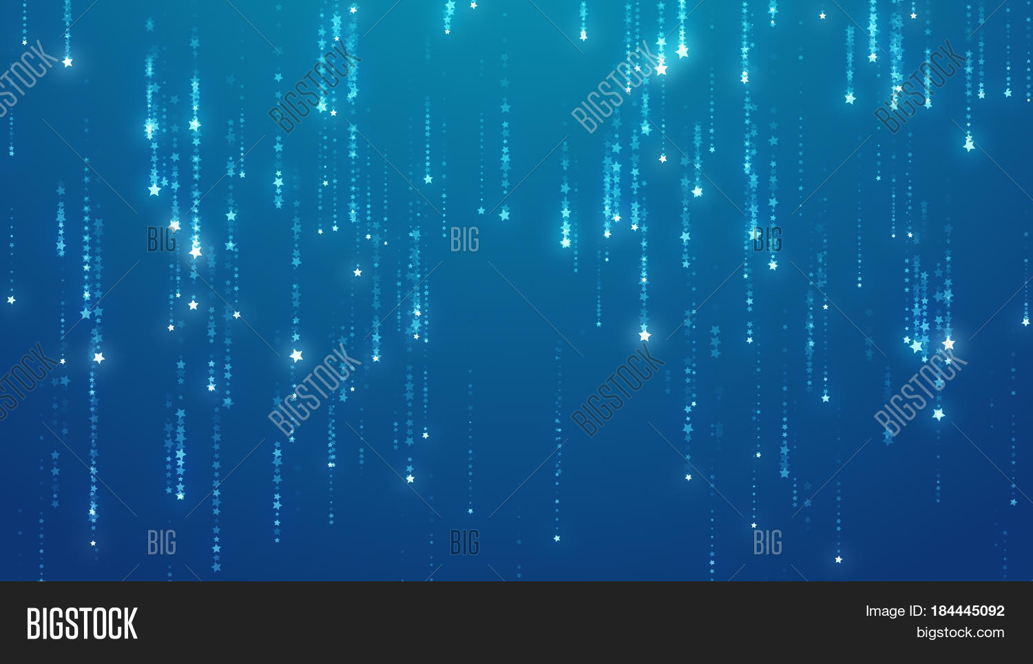 Light Blue Starfall Image & Photo (Free Trial) | Bigstock