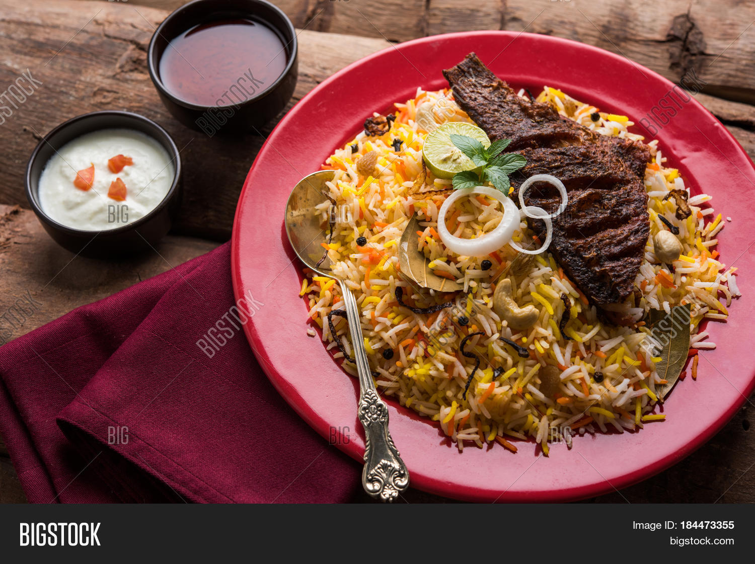 Fish Biryani Fish Rice Image & Photo (Free Trial) | Bigstock
