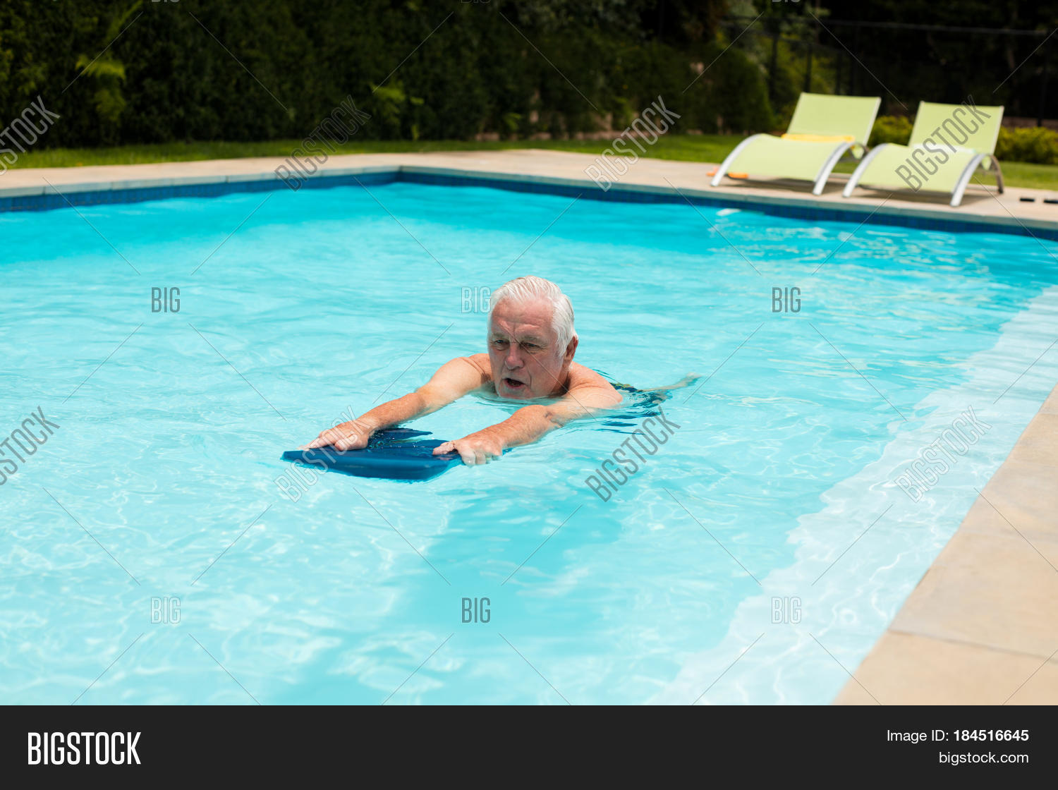 Senior Man Swimming Image & Photo (Free Trial) | Bigstock