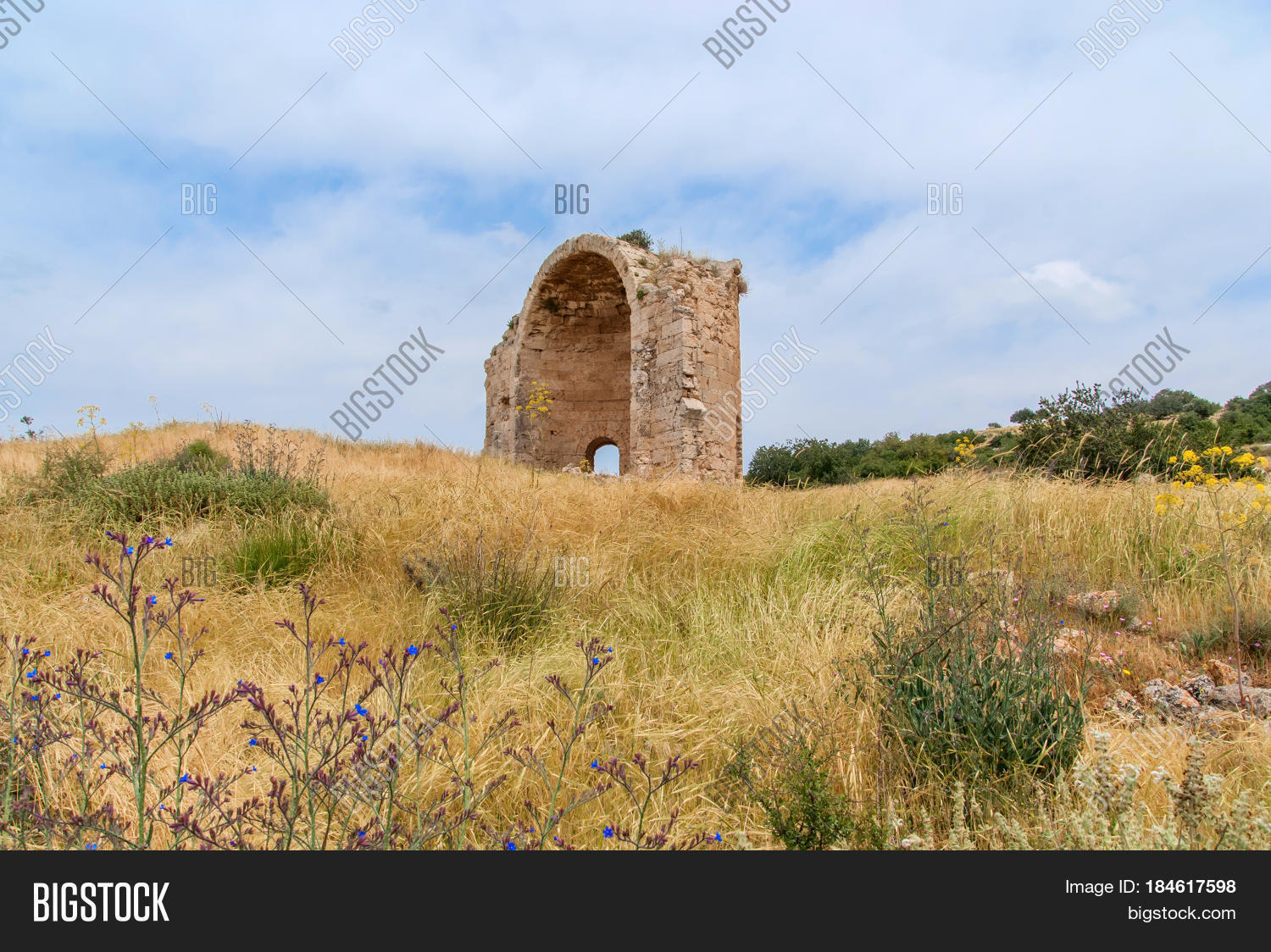 Ruins Crusader Church Image & Photo (Free Trial) | Bigstock