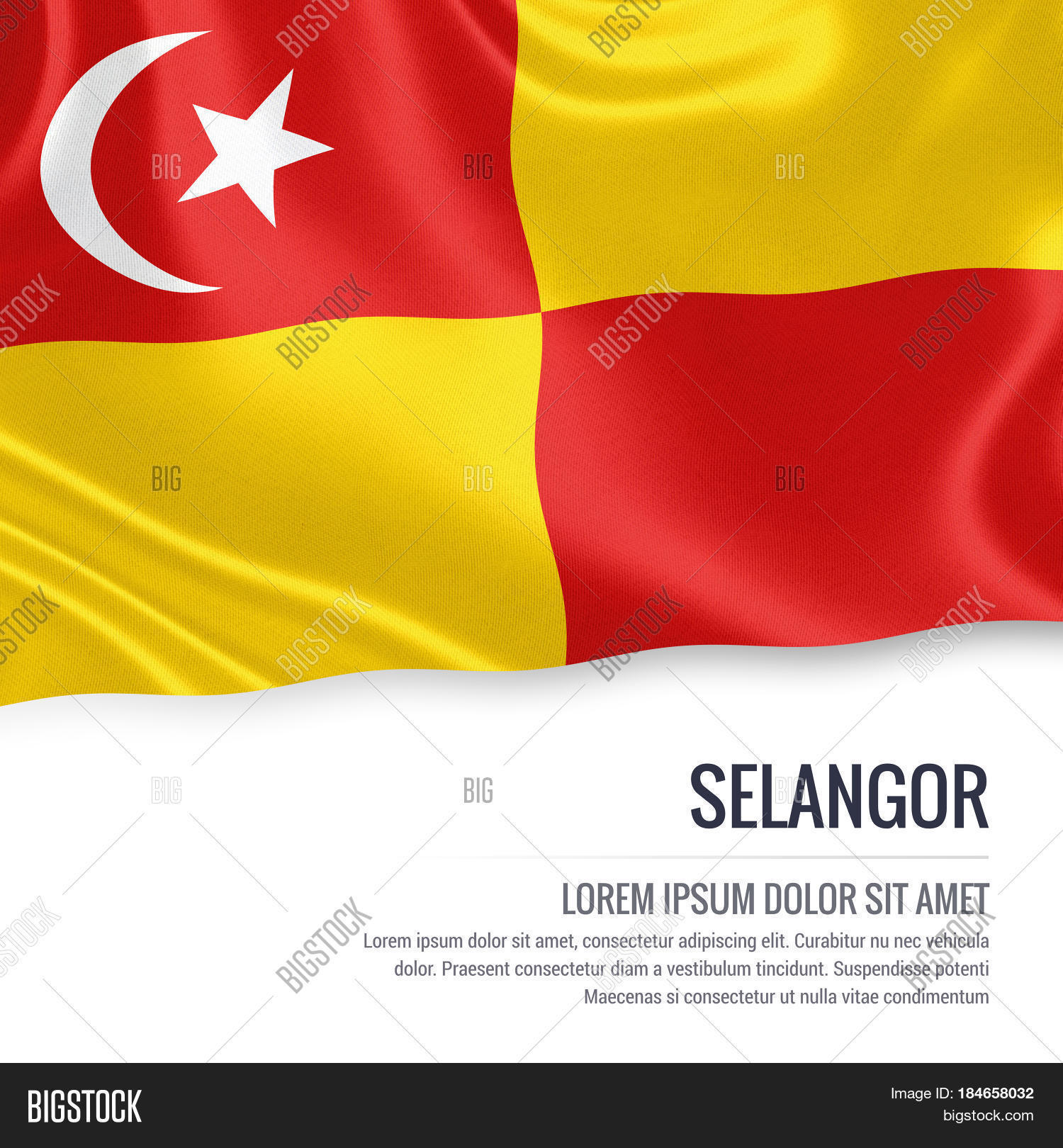 Selangor Flag. Flag Image & Photo (Free Trial) | Bigstock