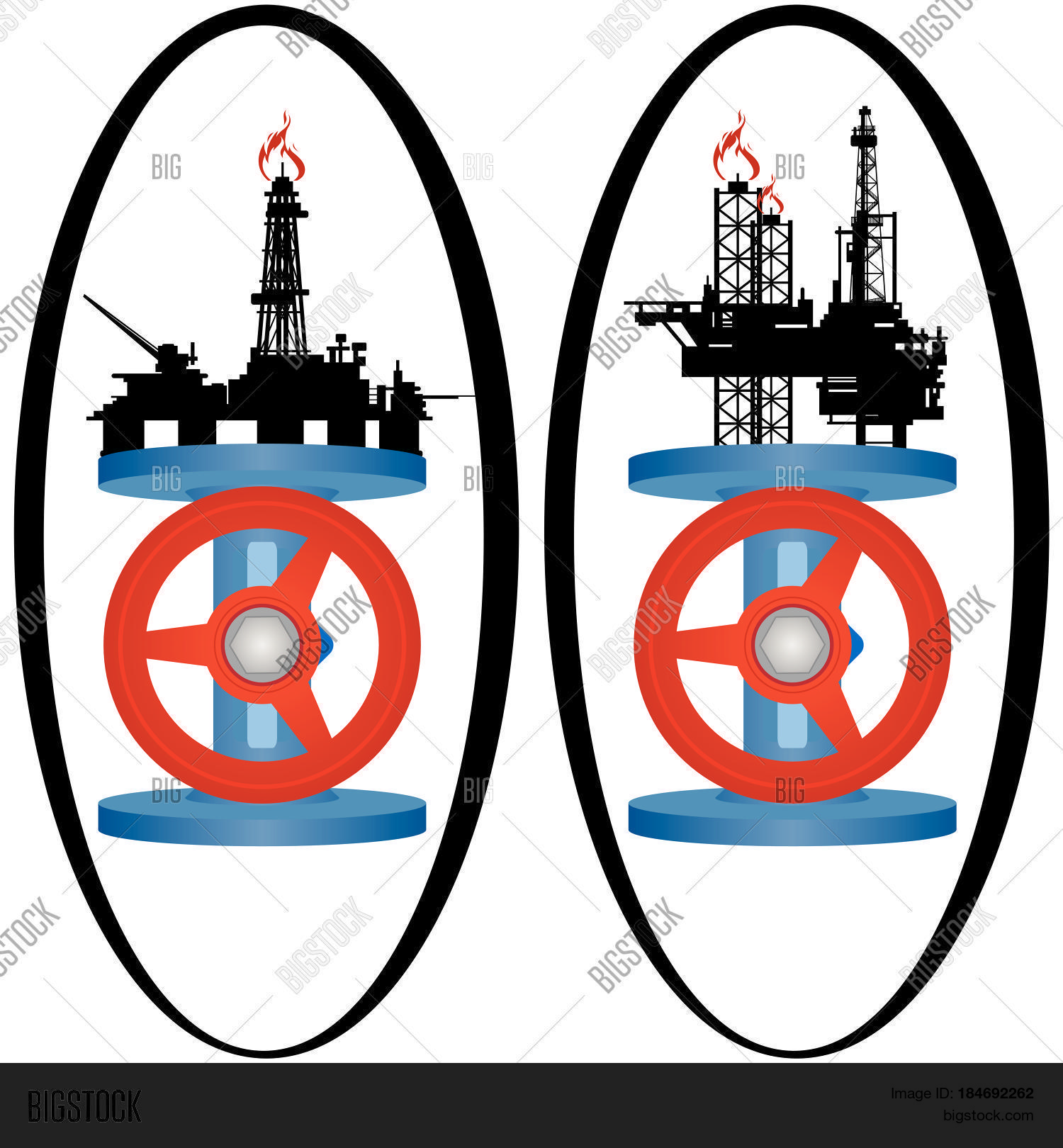 Icon Gas Industry. Vector & Photo (Free Trial) | Bigstock