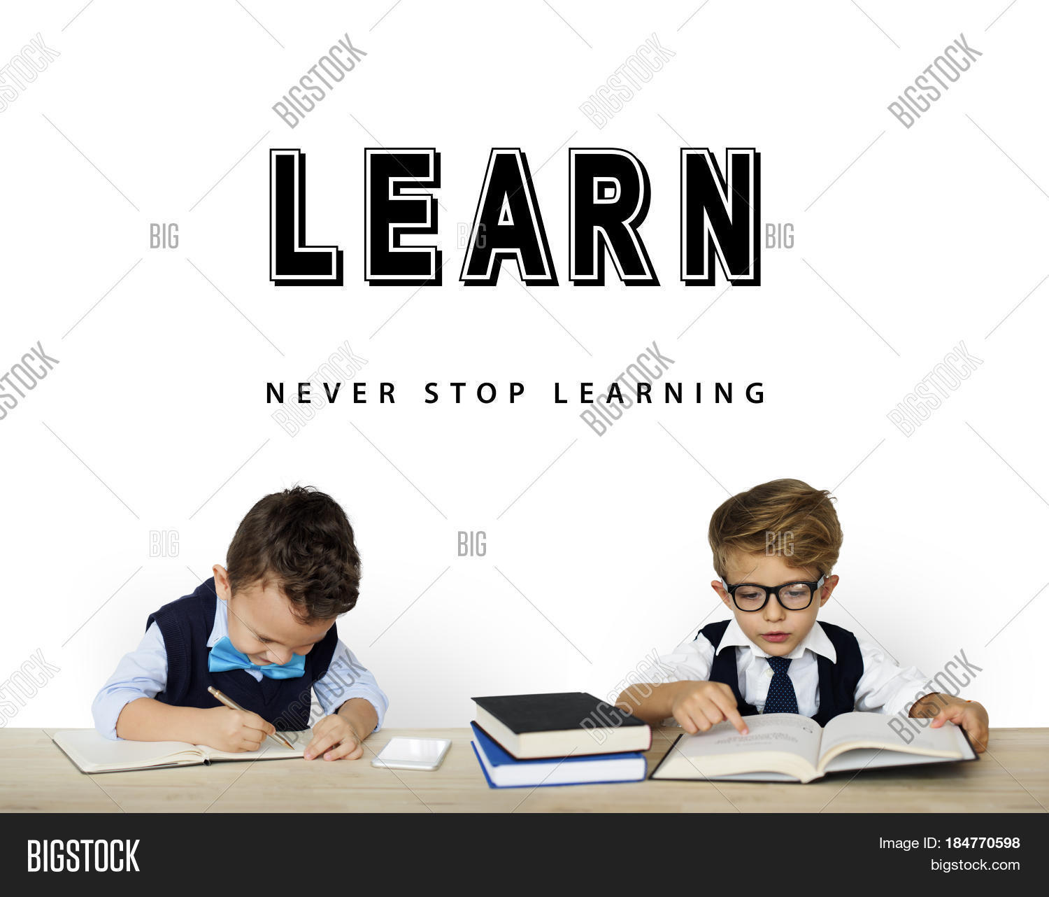 Kid Children Study Image & Photo (Free Trial) | Bigstock