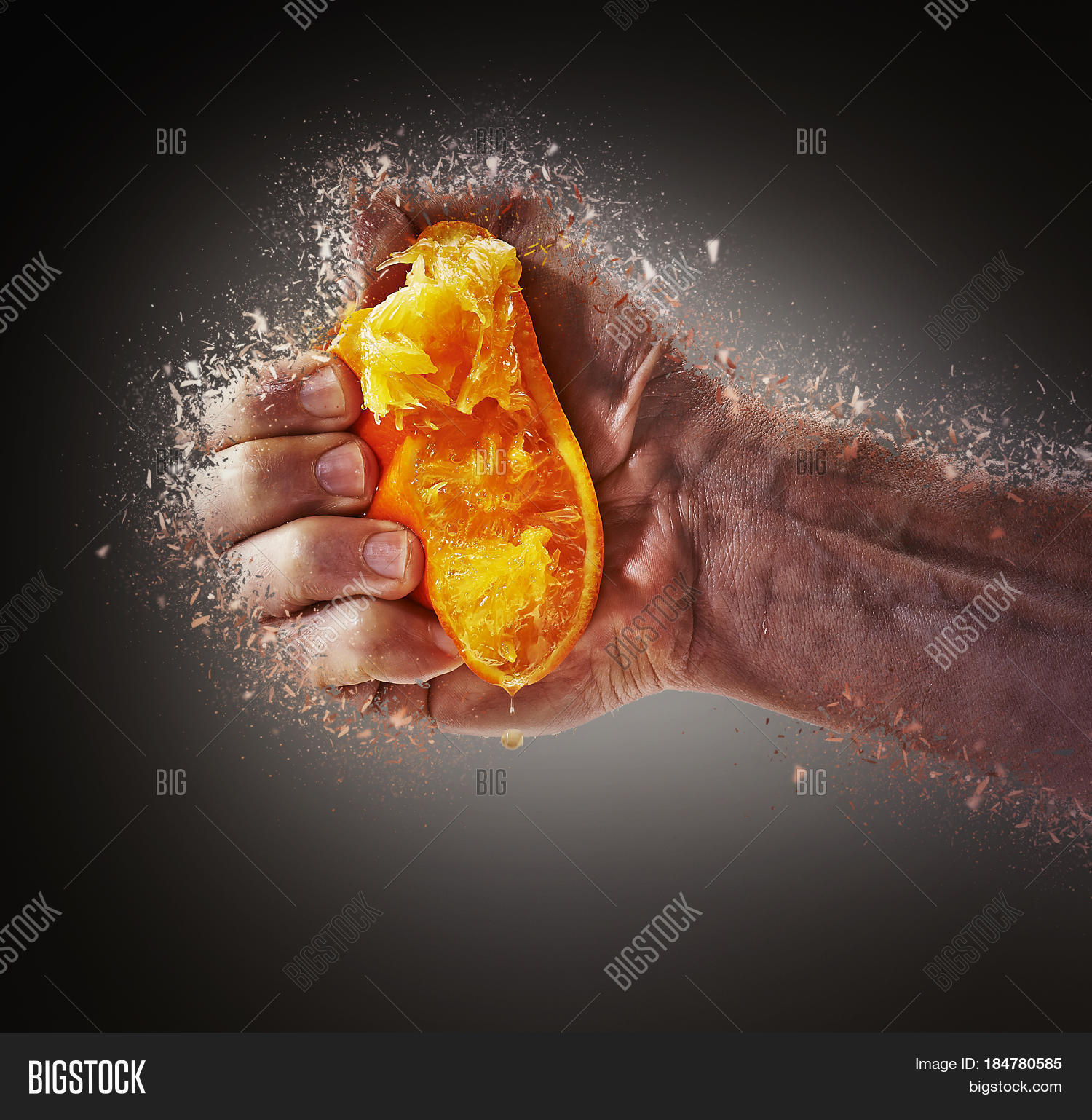 Fresh Squeezed Orange Image & Photo (Free Trial) | Bigstock