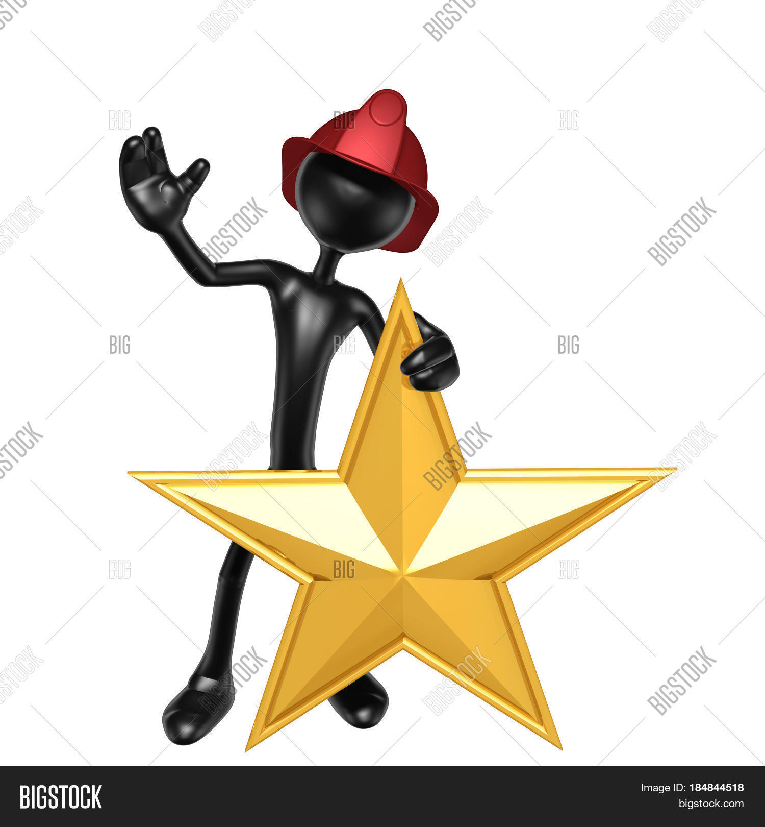 Fireman Star Original Image & Photo (Free Trial) | Bigstock