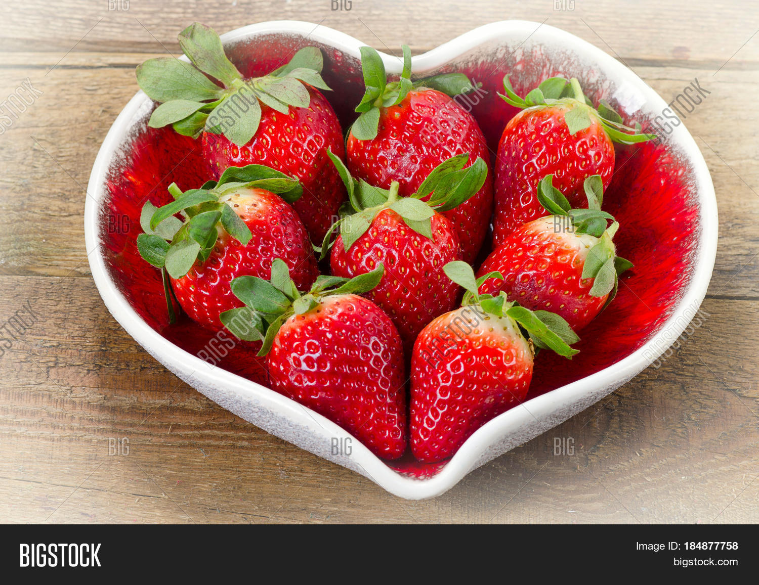Strawberries Heart Image & Photo (Free Trial) | Bigstock