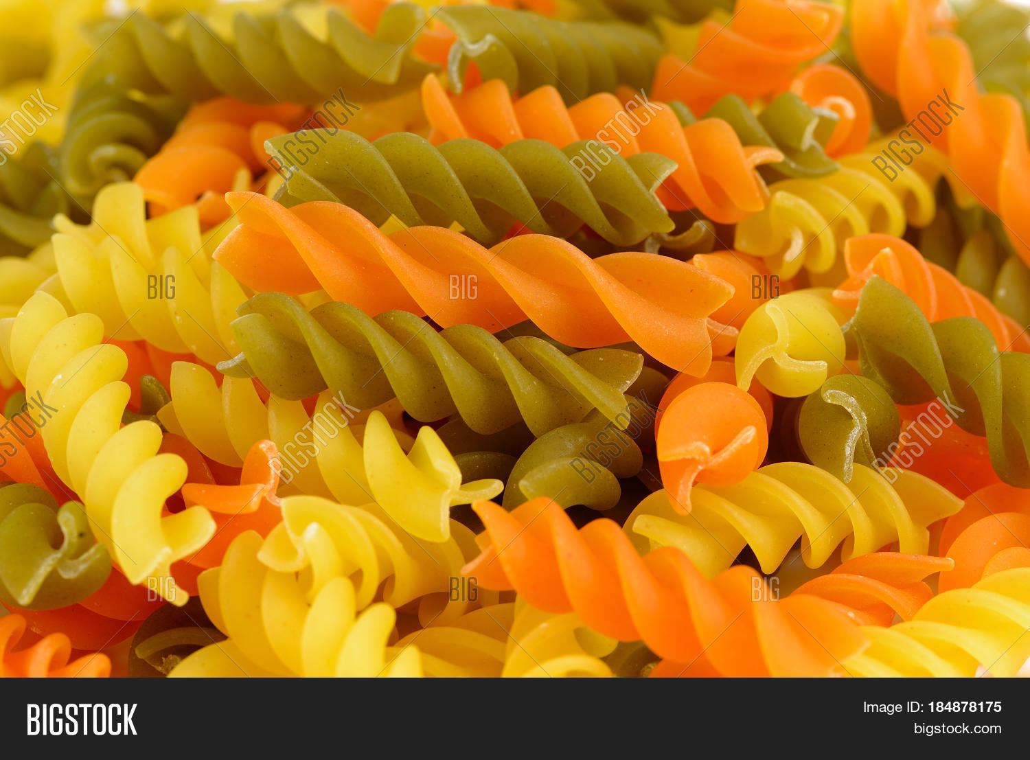 Tri-color Penne Pasta Image & Photo (Free Trial) | Bigstock