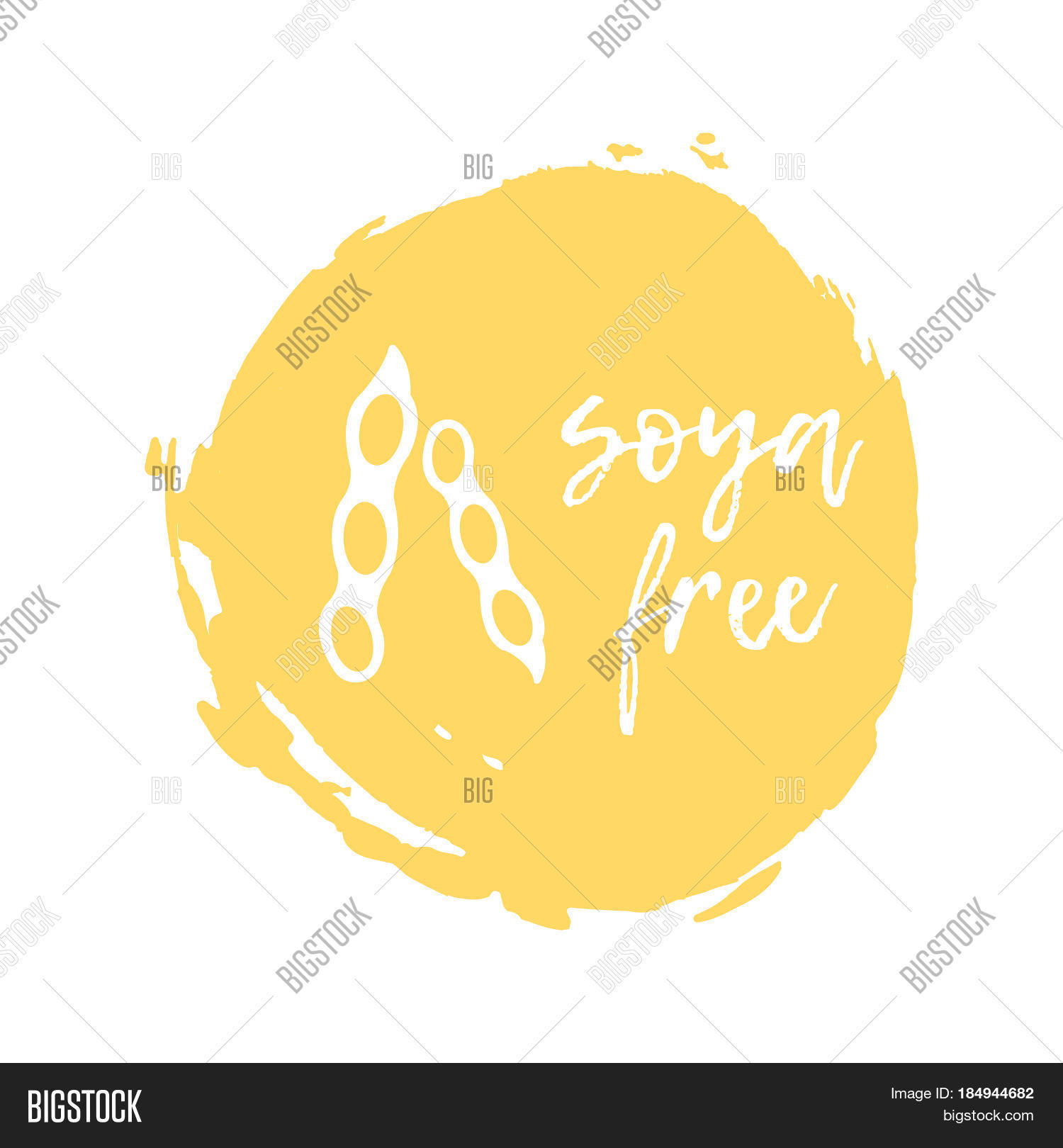Soya Free Label. Food Vector & Photo (Free Trial) | Bigstock