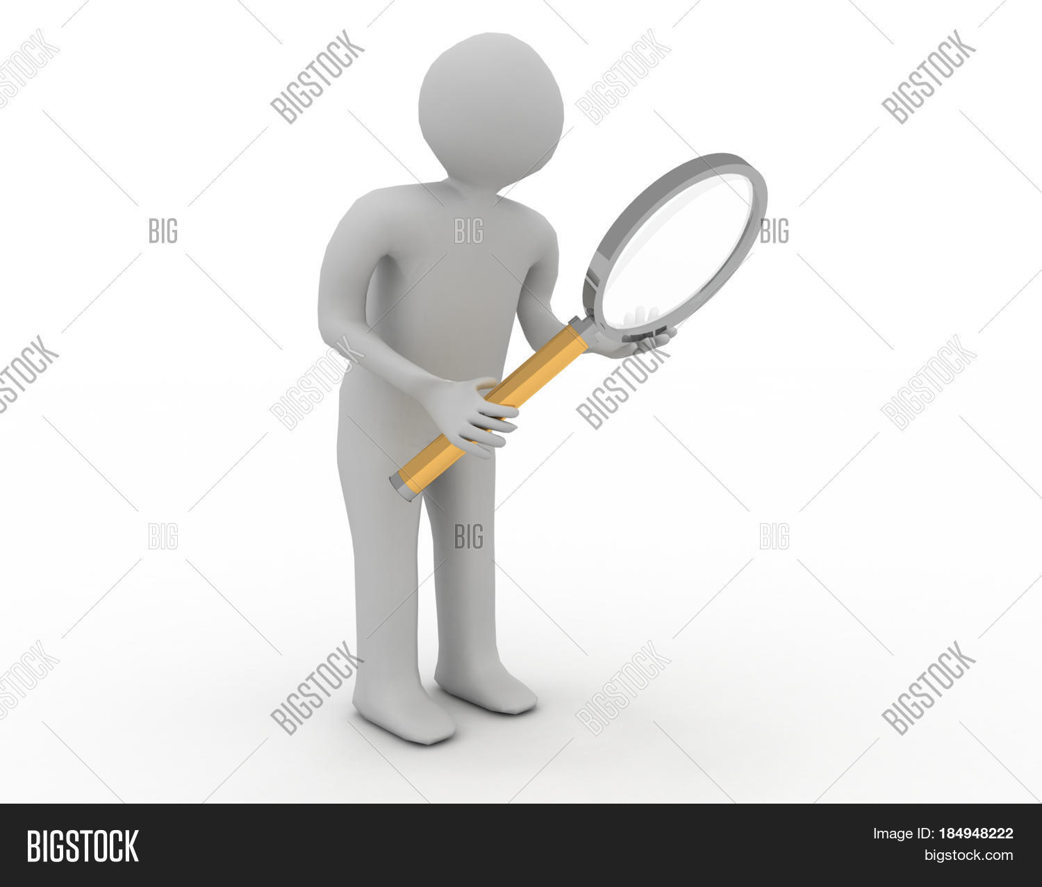 3d Man Human Search Image & Photo (Free Trial) | Bigstock