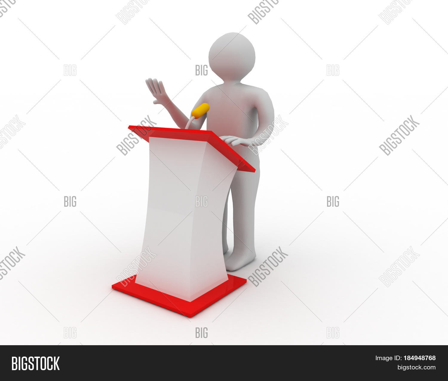 3d Person Talking Image & Photo (Free Trial) | Bigstock