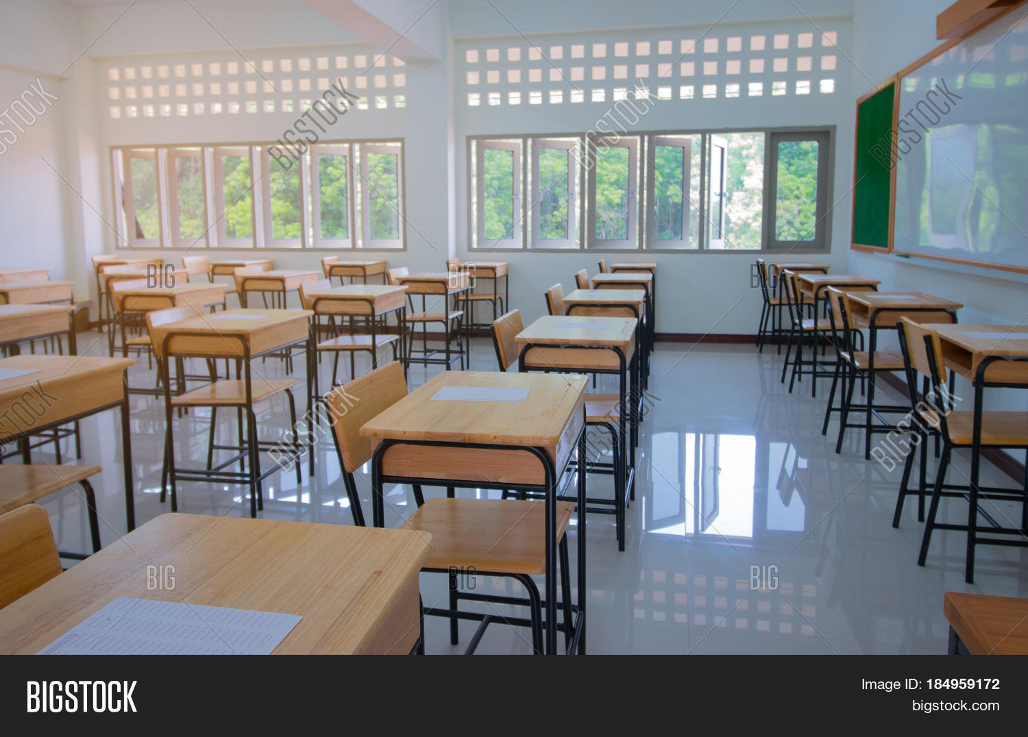 School Classroom Test Image & Photo (Free Trial) | Bigstock