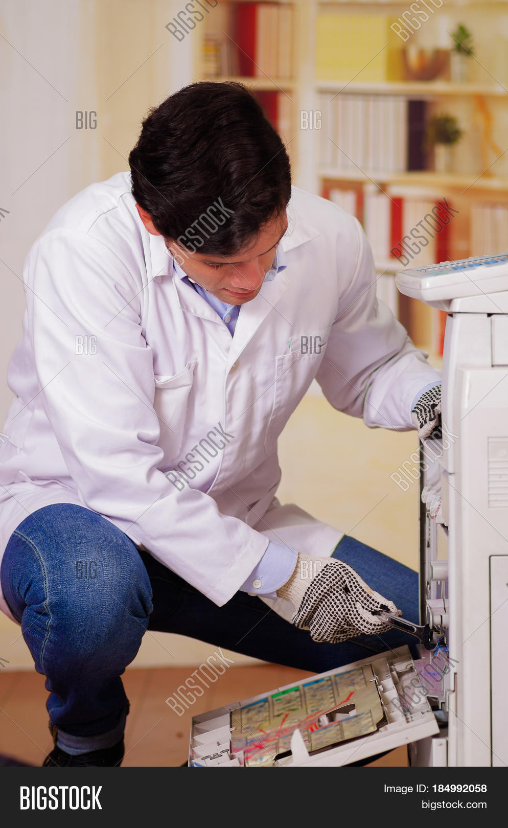 Handsome Man Fixing Image & Photo (Free Trial) | Bigstock